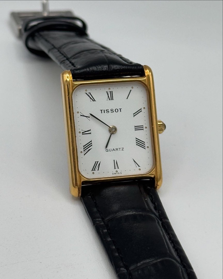 Vintage Tissot Tank White Roman Dial on Carousell