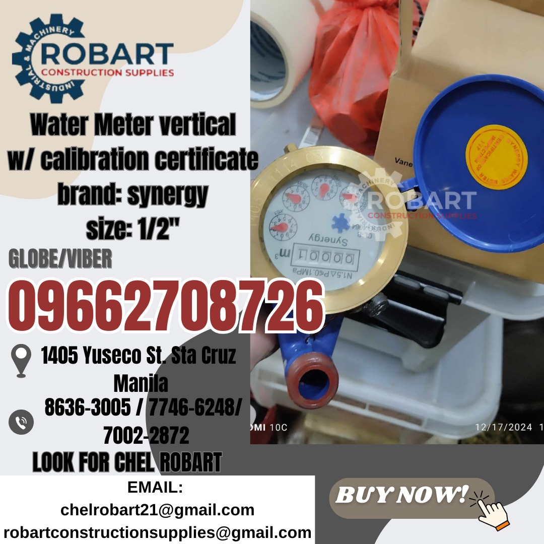 WATER METER W/ MAYNILAD CERT, Everything Else, Looking For on Carousell