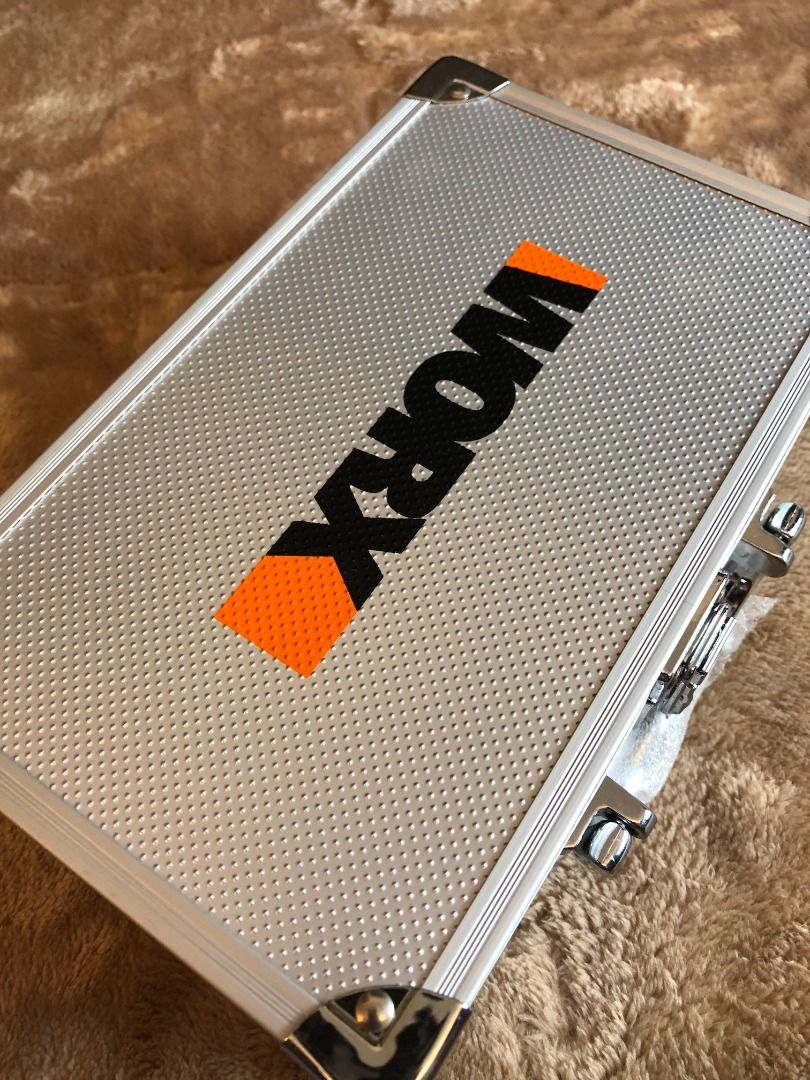 WORX WX242( Aluminum Case) + Plastic Case + Worx Common bits set ...