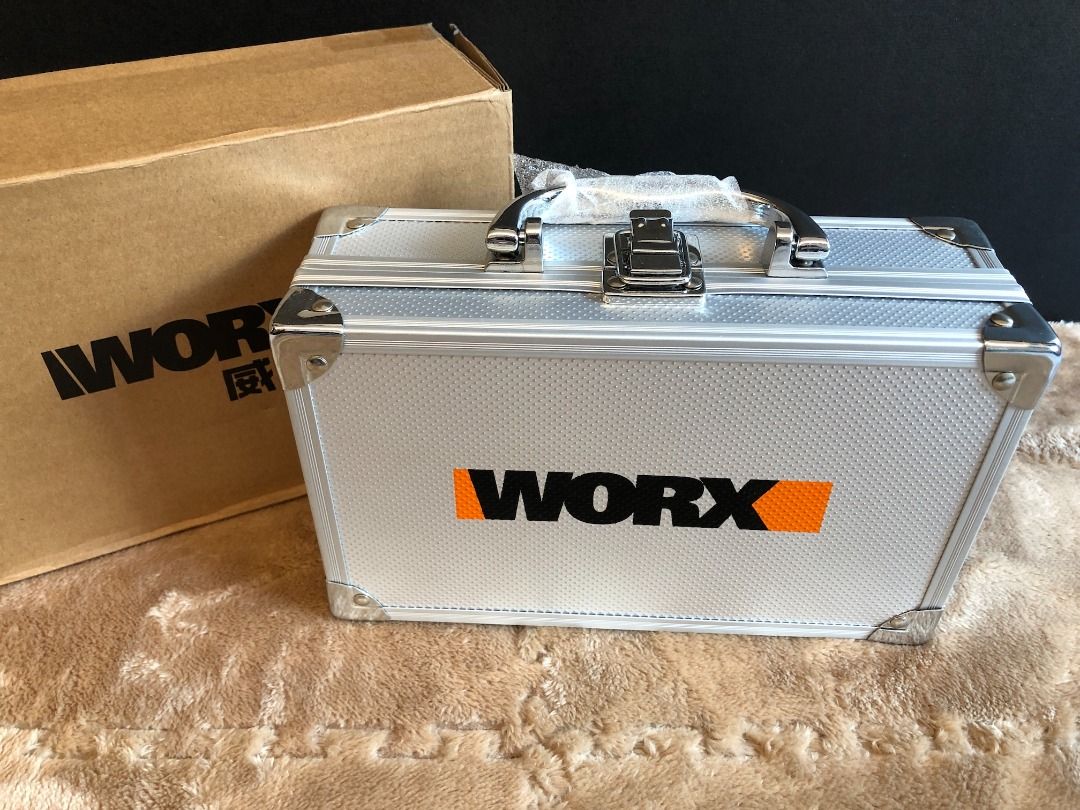 WORX WX242( Aluminum Case) + Plastic Case + Worx Common bits set ...