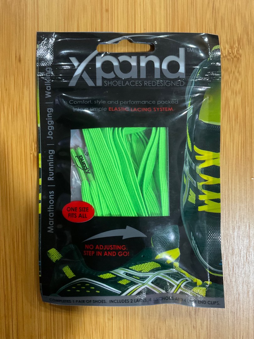 Xpand No-Tie Lacing System (Flat Laces), Men's Fashion, Footwear, Shoe ...