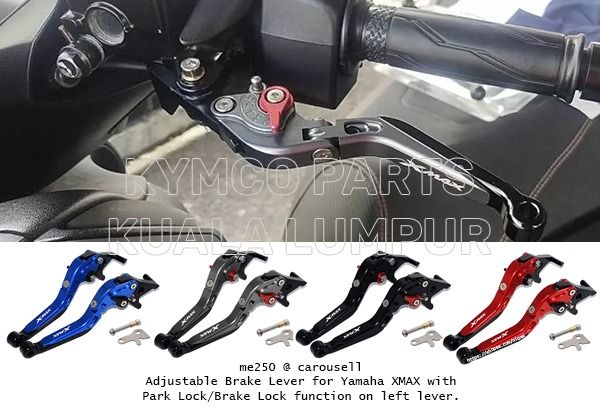 Yamaha Xmax Adjustable Brake Lever XMAX 250 V1 V2 CNC Foldable ...