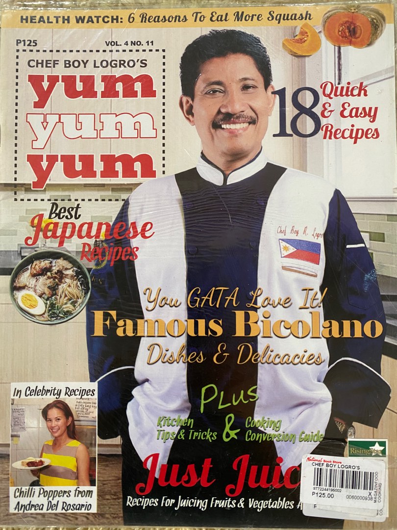 Chef Boy Logro's Yum Yum Yum Magazine 18 Quick Easy Recipe, Hobbies ...