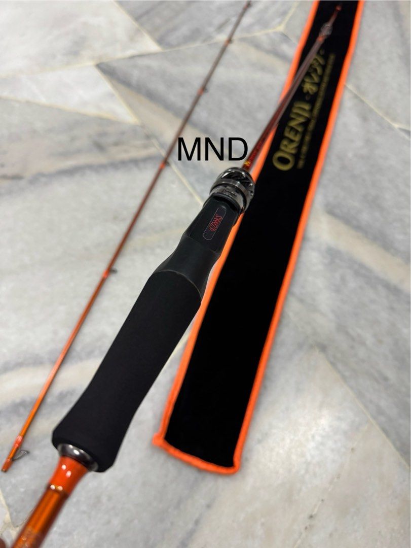 Zeeks Orenji BFS Rod, Sports Equipment, Fishing on Carousell