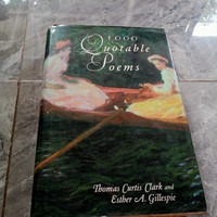 1000 QUOTABLE POEMS-THOMAS CURTIS CLARK AND ESTER A GILLESPIE f1, Buku ...