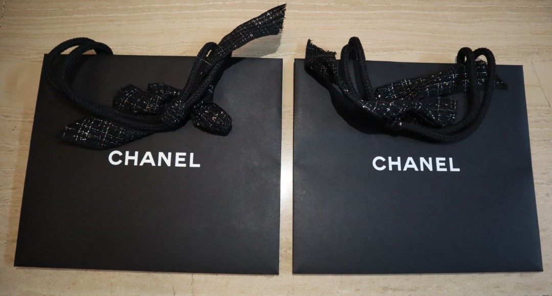 Chanel Paper Bag, Luxury, Bags & Wallets on Carousell