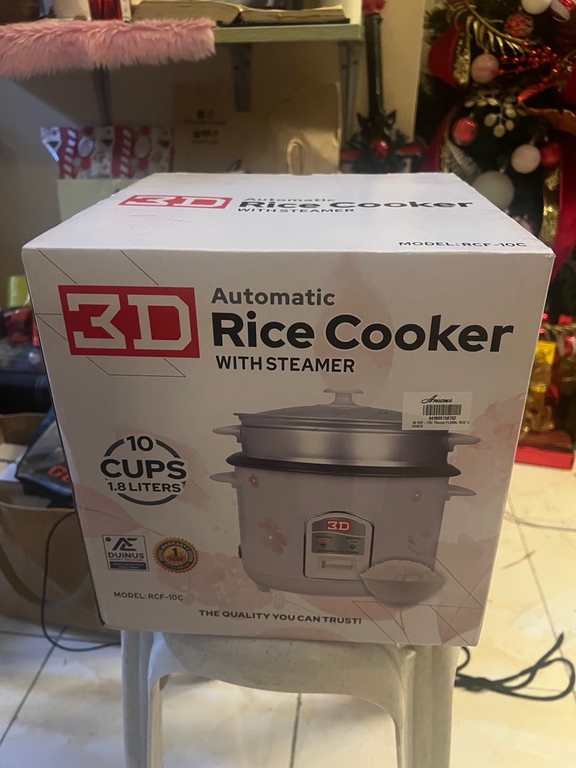 3D Rice Cooker with steamer, TV & Home Appliances, Kitchen Appliances ...