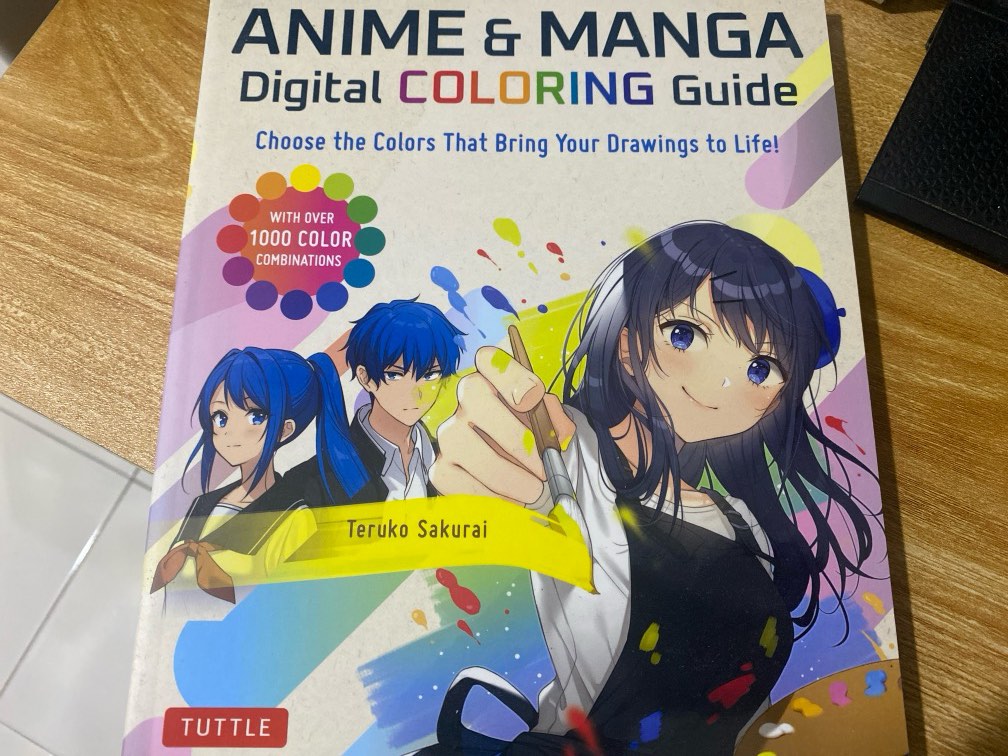 Anime & Manga Digital Coloring Guide, Hobbies & Toys, Books & Magazines ...