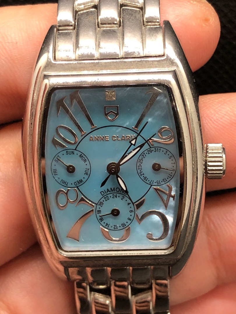 Anne Clark With Diamond Japan Quartz ladies watch, Women's Fashion ...