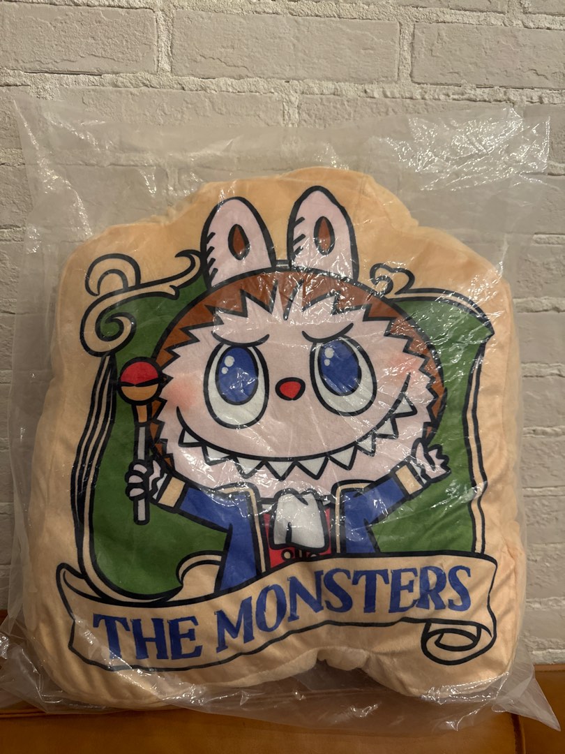 Authentic Labubu the monsters pillow, Hobbies & Toys, Toys & Games on ...