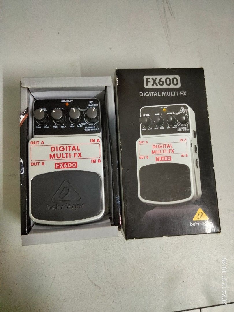 Behringer FX600 Digital Multi-FX, Hobbies & Toys, Music & Media ...