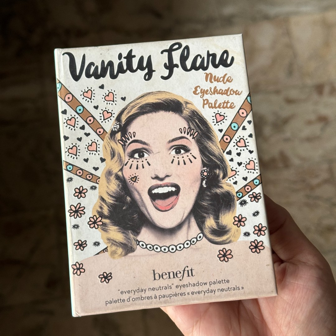 Benefit cosmetics vanity flare eyeshadow palette, Beauty & Personal ...