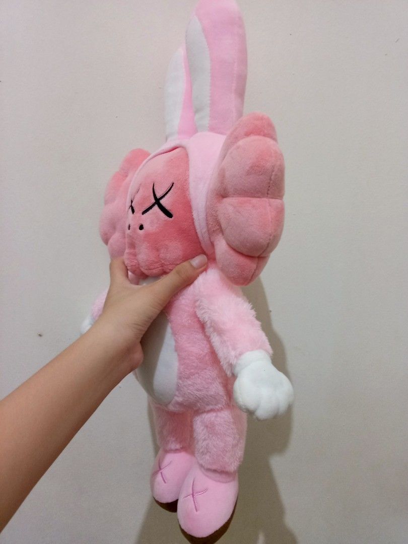 Big Cute Kawaii Kaws A Bathing Ape Pink Rabbit Bunny Cosplay Costume ...