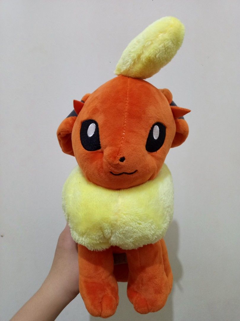 Big Cute Kawaii Pokemon Flareon Fire Fox Eeveelution Plush Plushie ...