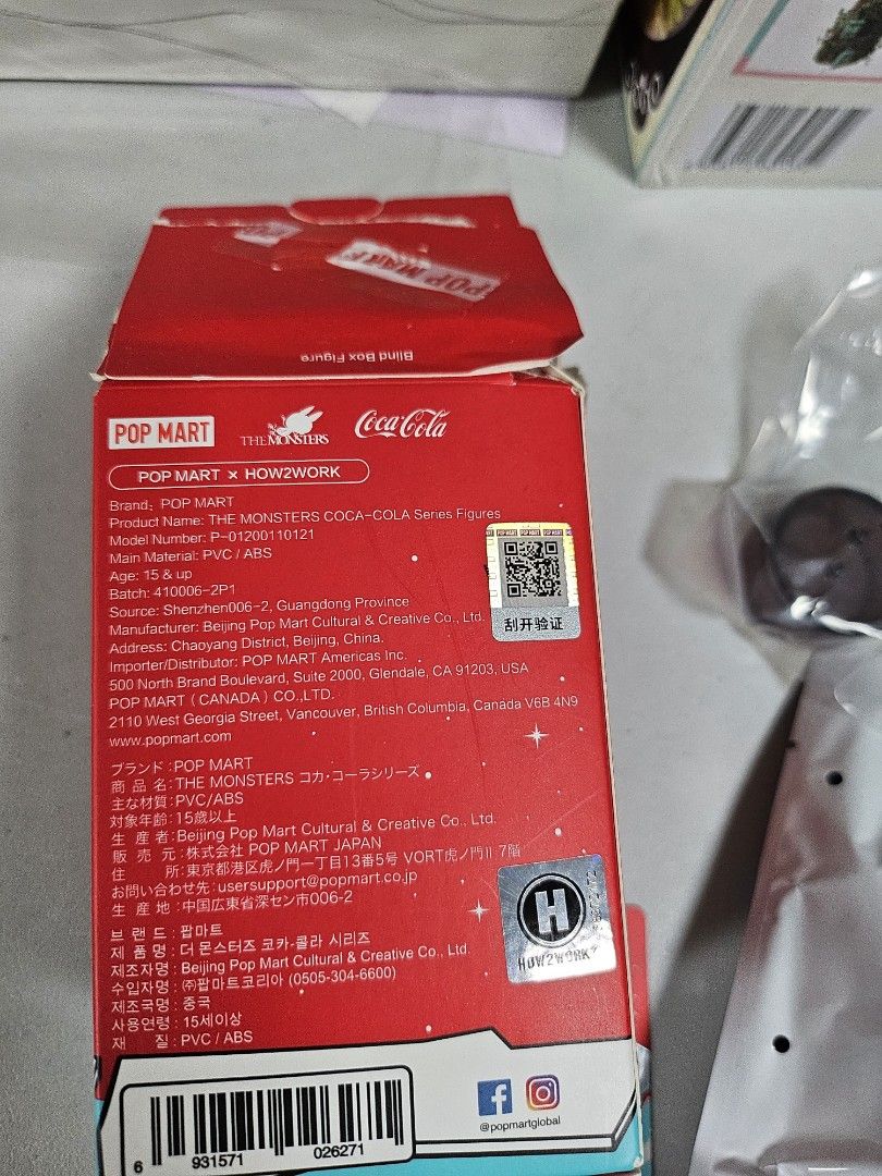 Brand new popmart labubu coke figurines pop mart, Hobbies & Toys, Toys ...