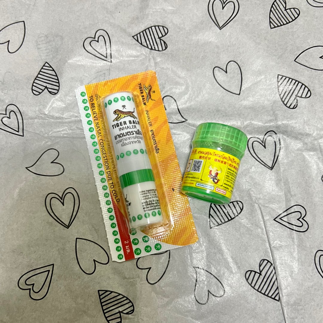 BUNDLE Thailand Tiger Balm Inhaler, Health & Nutrition, Medical ...
