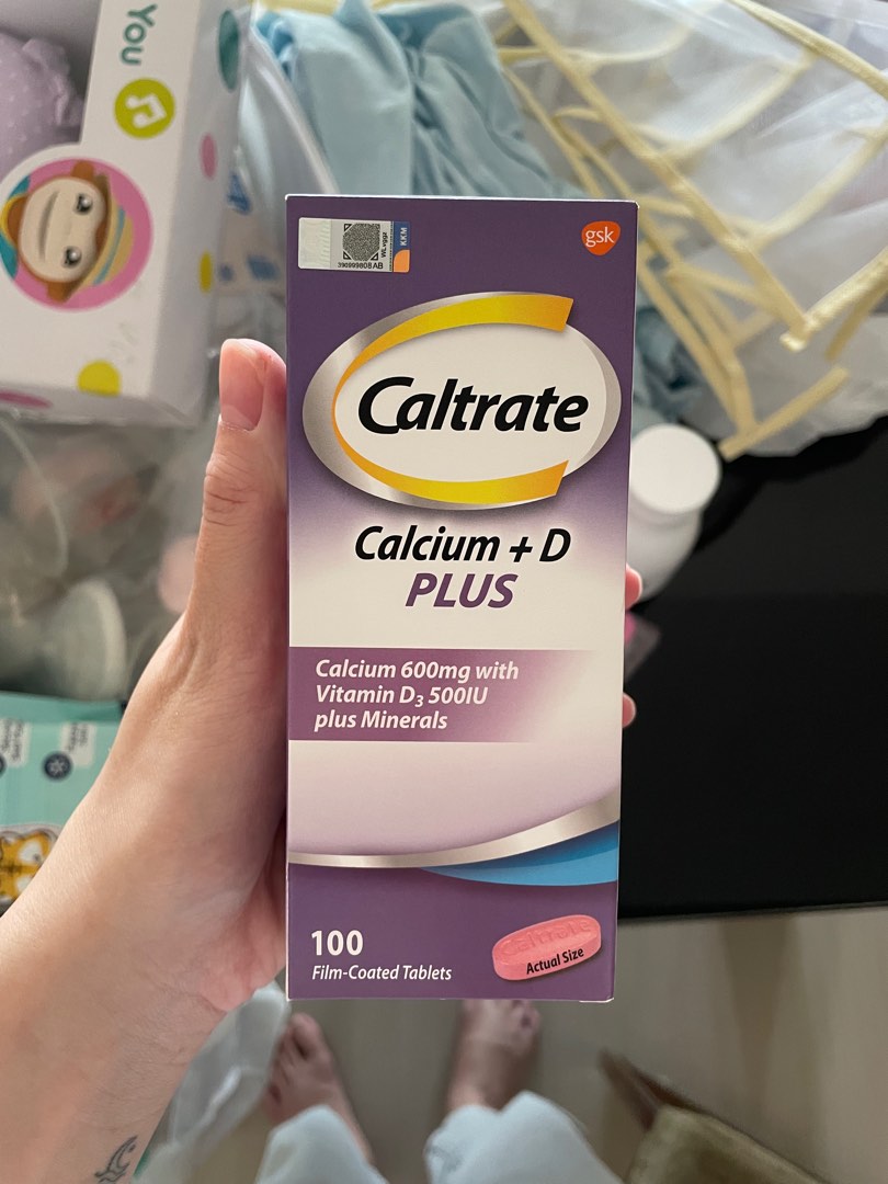 Caltrate 600 Plus Calcium x1.5, Health & Nutrition, Health Supplements ...