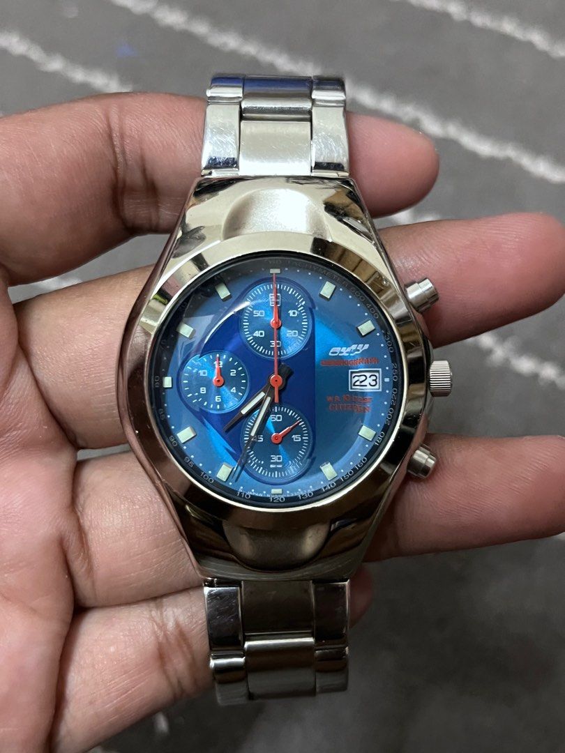 Citizen oxy chronograph, Men's Fashion, Watches & Accessories, Watches on Carousell