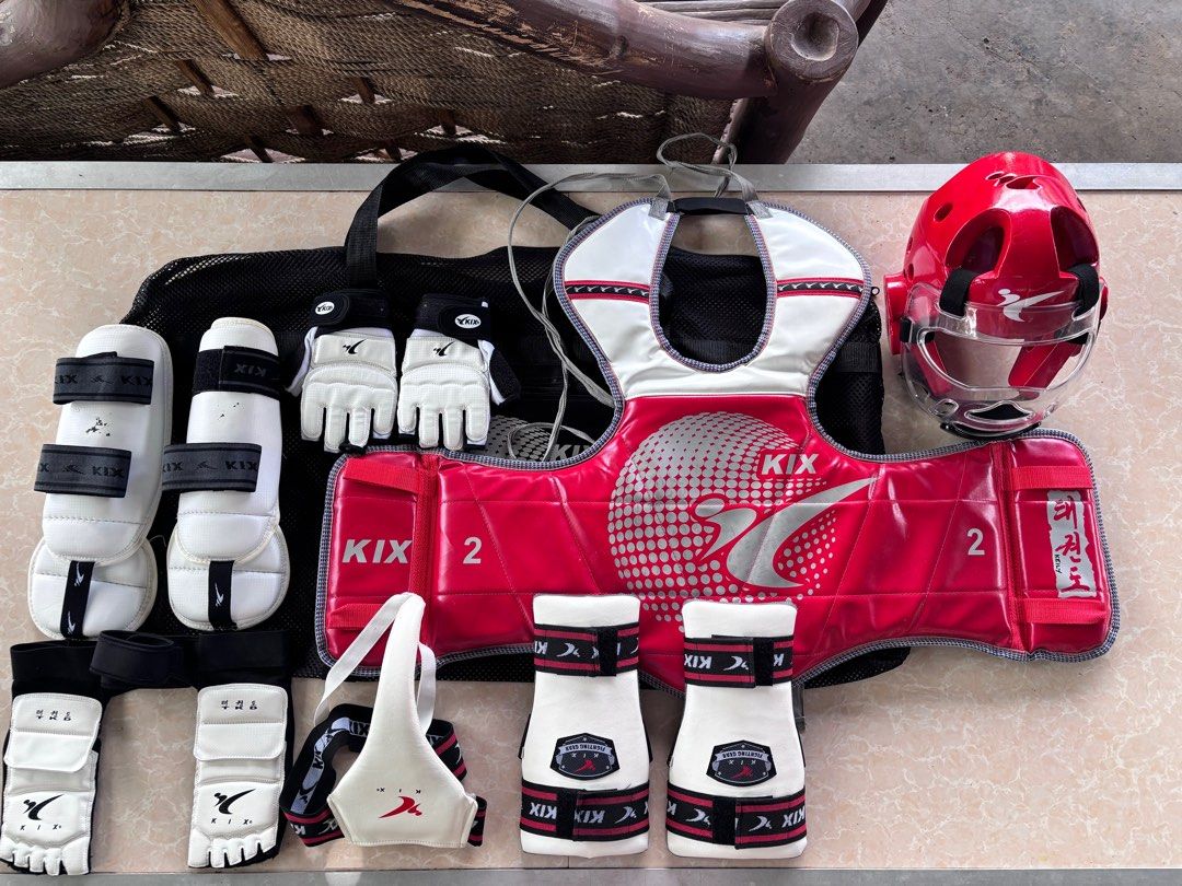 Complete Set Taekwondo Gears, Sports Equipment, Other Sports Equipment ...