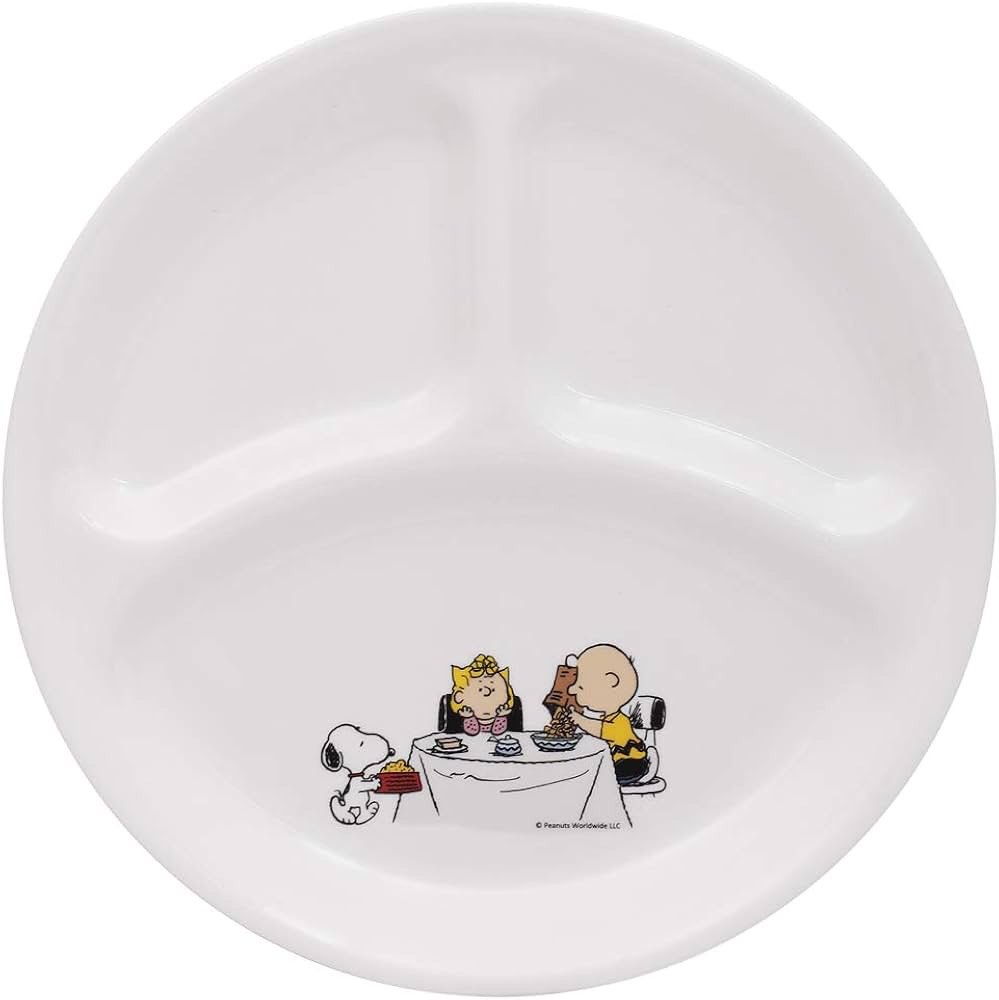 Corelle x peanuts divided dish, Furniture & Home Living, Kitchenware ...