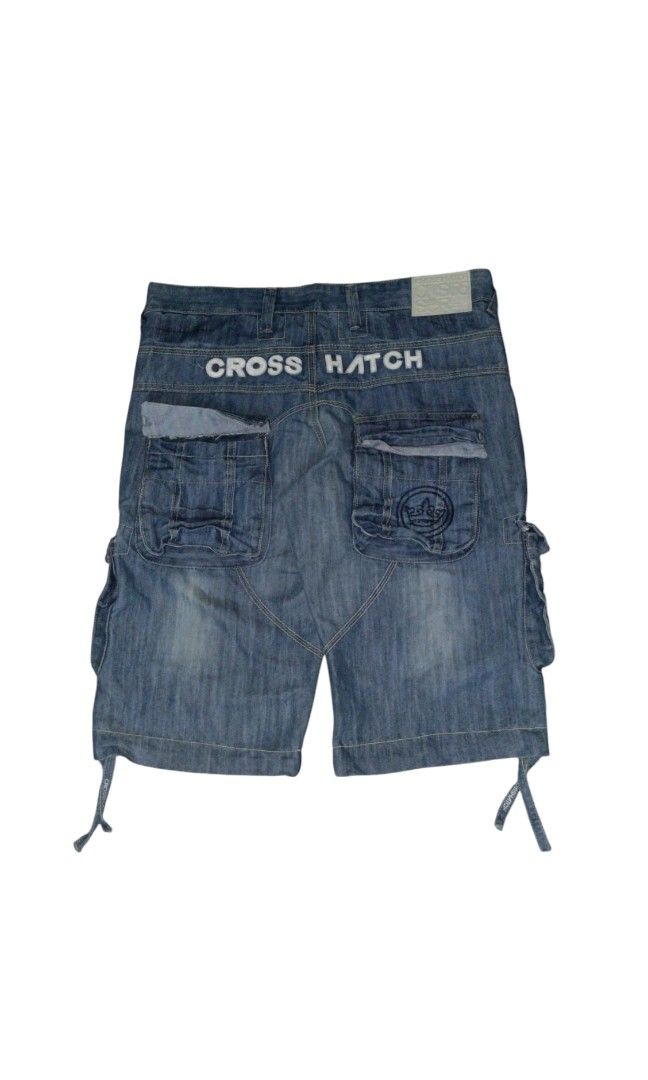 CROSS HATCH CARGO JORTS, Men's Fashion, Bottoms, Jeans on Carousell