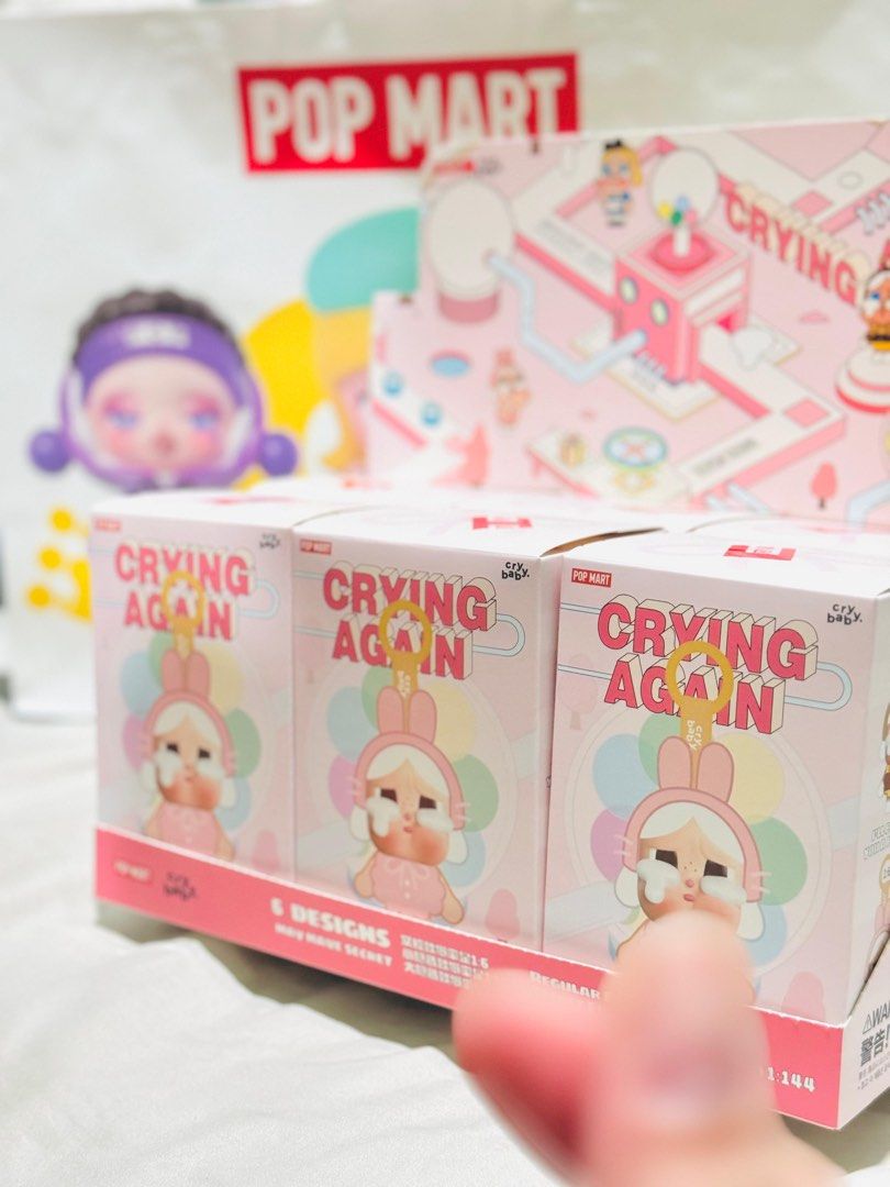 CRY BABY CRYING AGAIN SERIES VINYL SUPER SECRET POPMART LABUBU - VERY ...