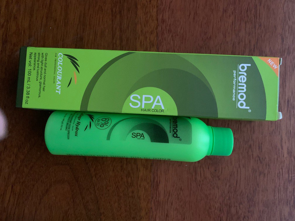 Dark Golden Brown hair dye with oxidizer set, Beauty & Personal Care ...