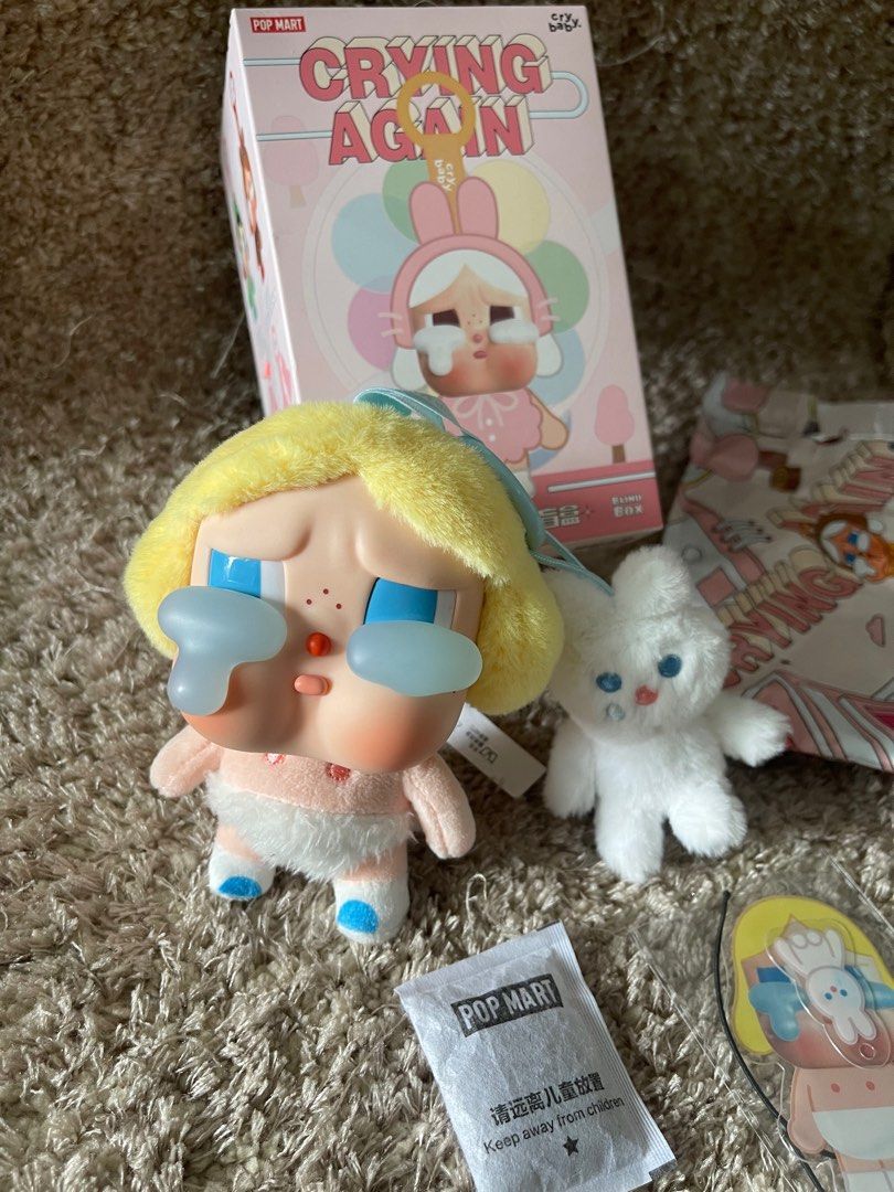 LABUBU CRYBABY CRYING AGAIN SERIES VINYL SUPER SECRET BLIND BOX CRY ...