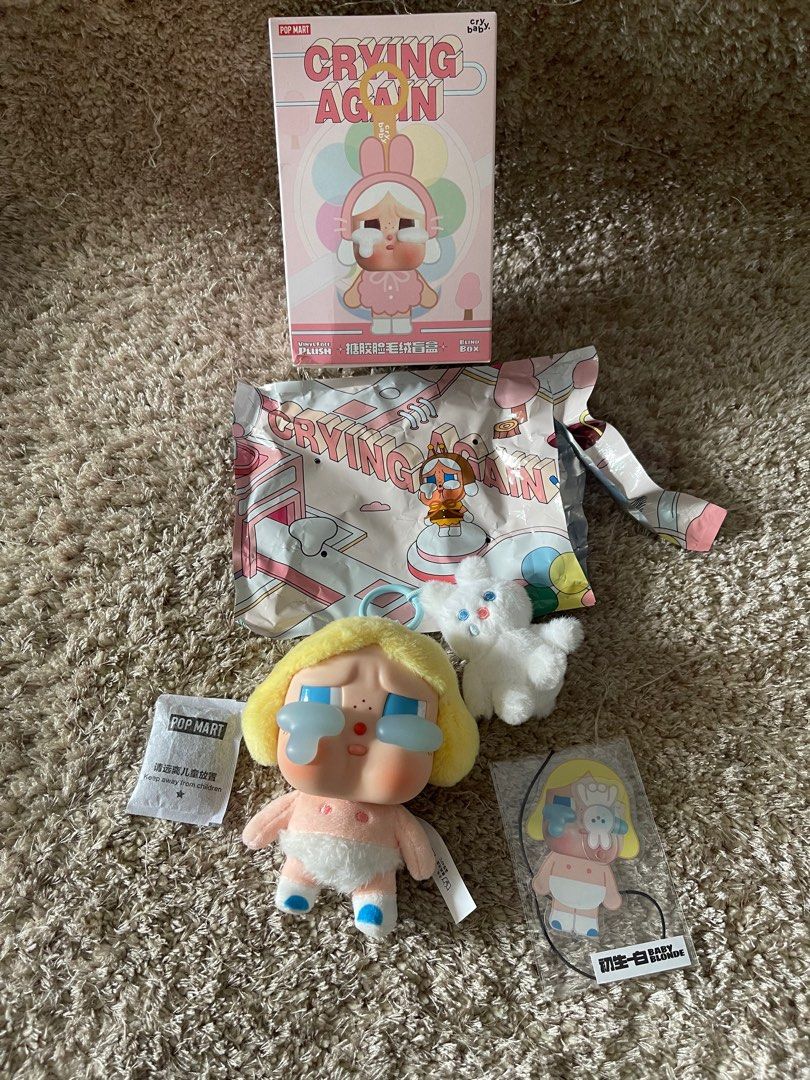 LABUBU CRYBABY CRYING AGAIN SERIES VINYL SUPER SECRET BLIND BOX CRY ...