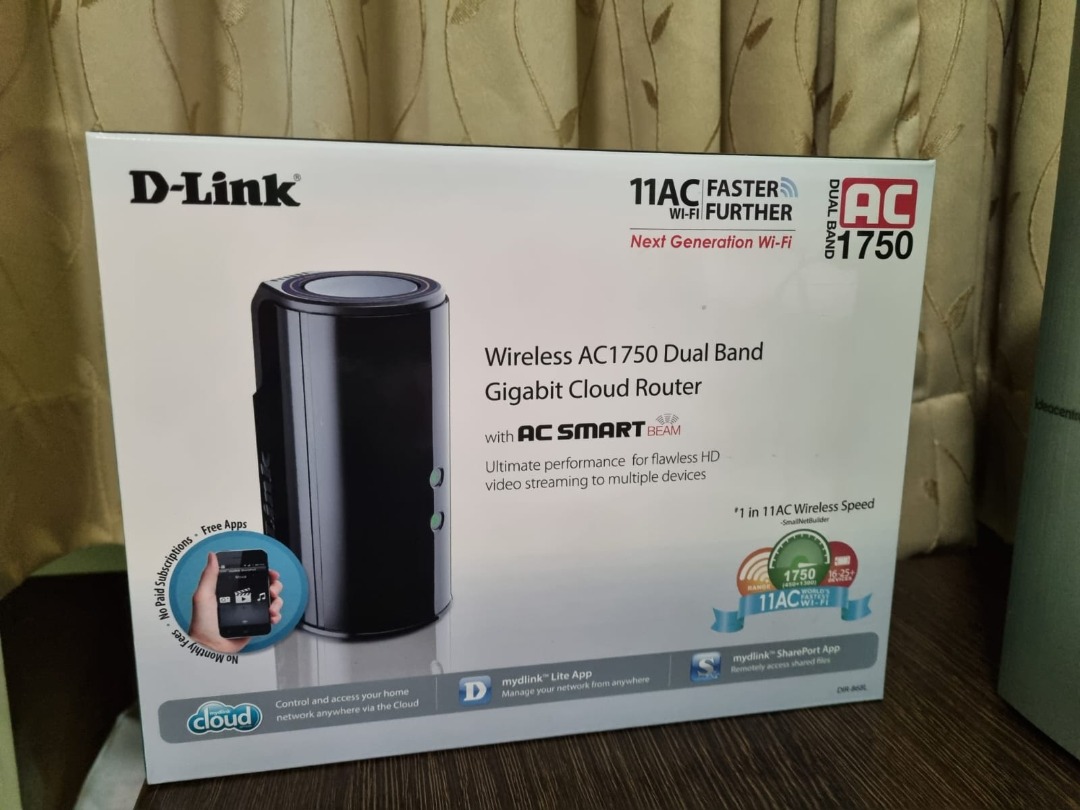 D-Link Wireless AC 1750 Dual Band Gigabit Cloud Router, Computers ...