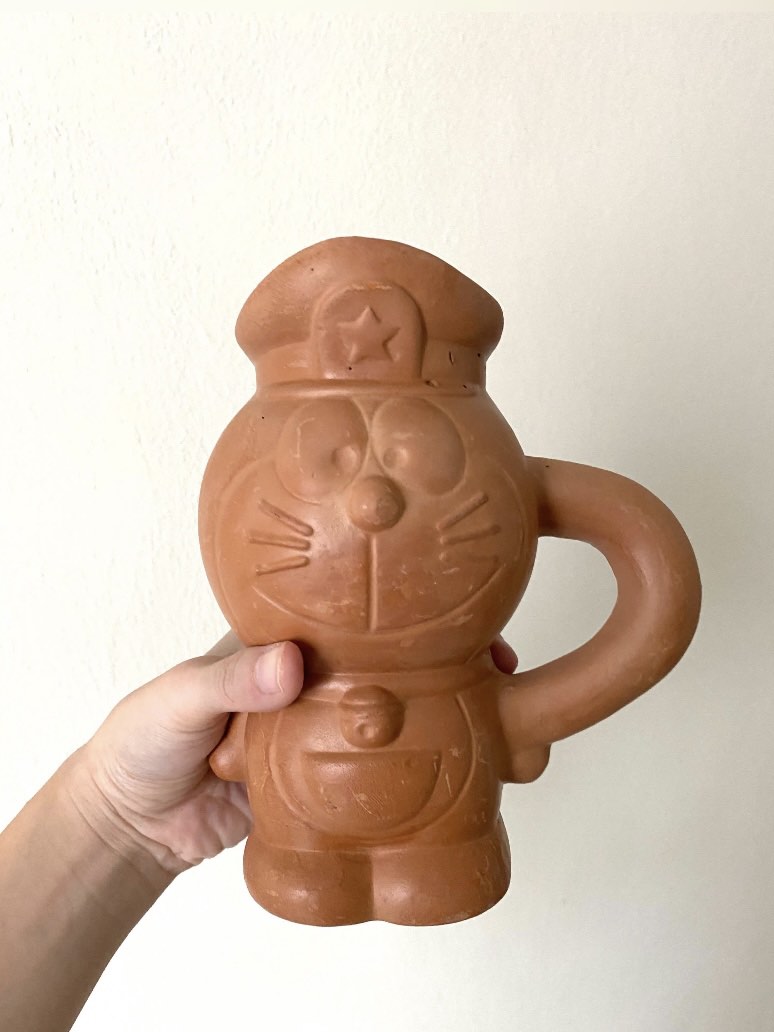 Doraemon container pottery, Furniture & Home Living, Home Decor, Vases ...