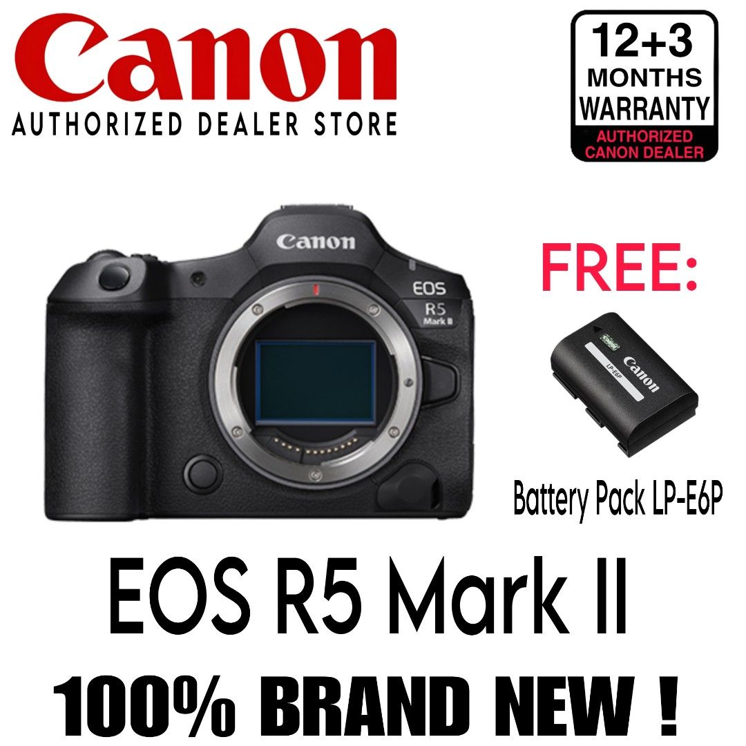 EOS R5 Mark II Body R5ii R5mk2 r5mkii, Photography, Cameras on Carousell