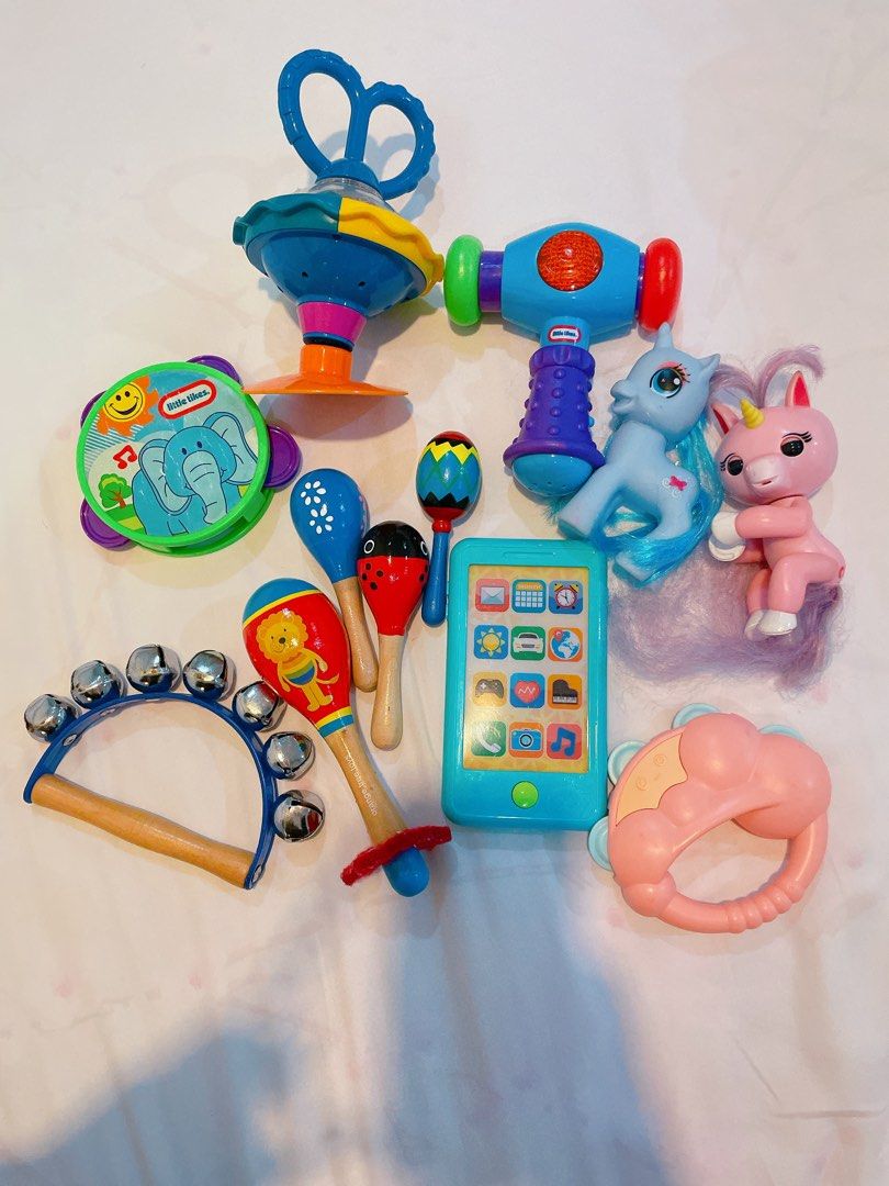 FOR ALL Baby toys Rattles rattle maraca music toys orange tree house ...