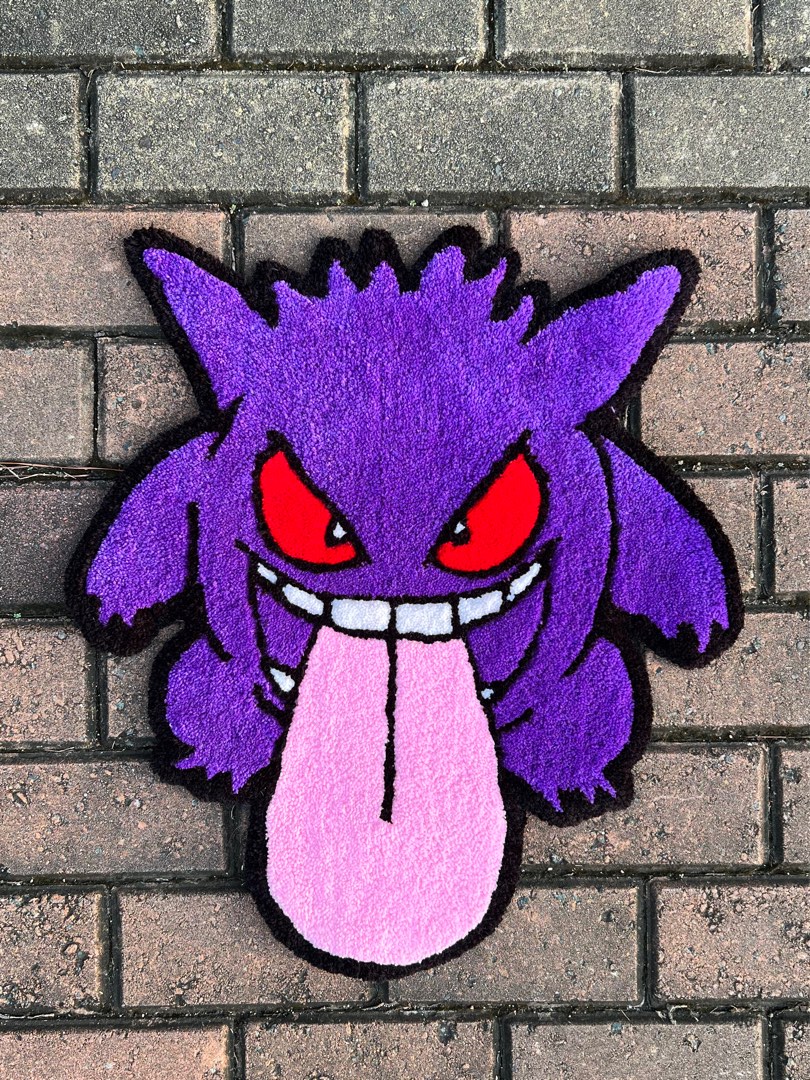Gengar Custom Rug, Furniture & Home Living, Home Decor, Carpets, Mats ...