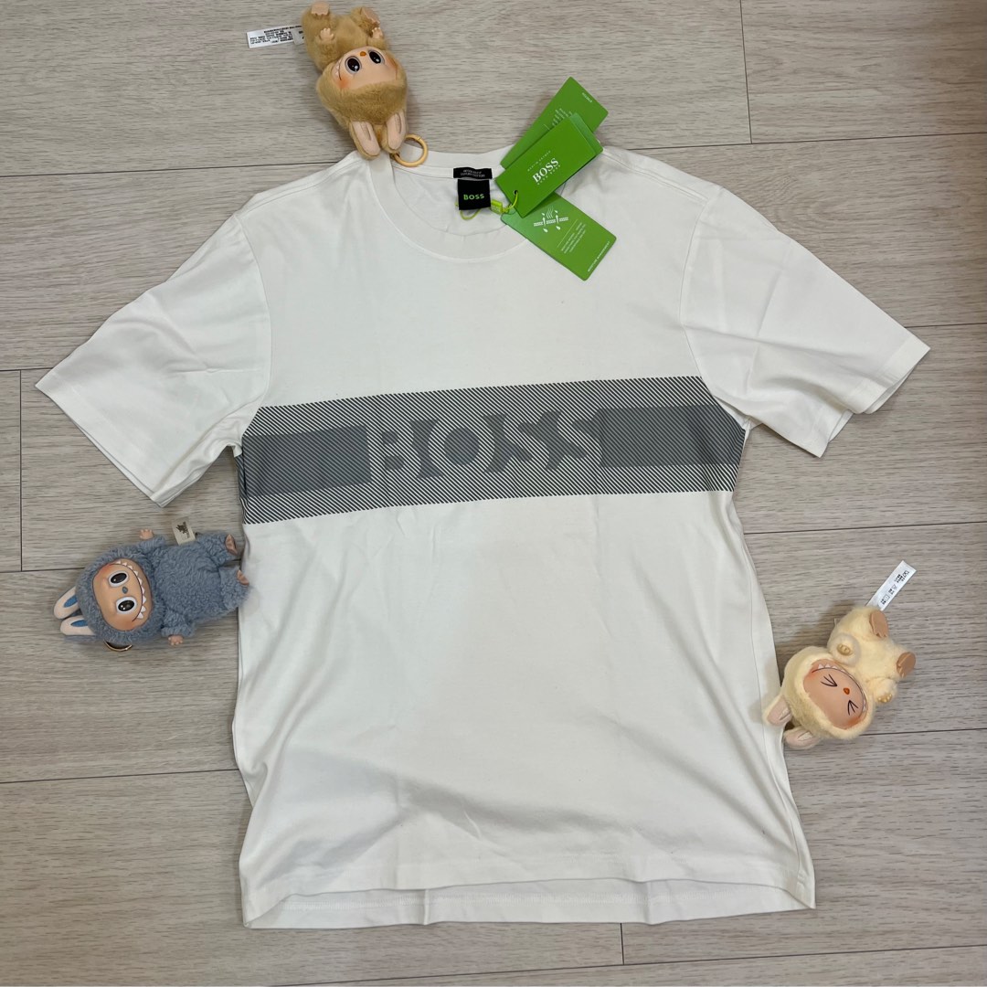 Hugo Boss White Tees Original, Men's Fashion, Tops & Sets, Tshirts ...