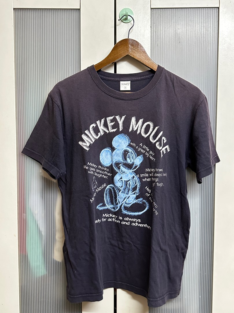 IGNIO Mickey Mouse (front&back design), Men's Fashion, Tops & Sets ...