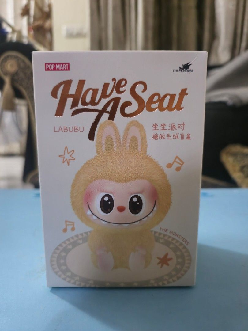 Labubu Dada V2 Ver.2 Have a Seat ORI POPMART, Toys & Collectibles ...