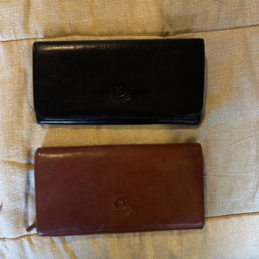 McJim Long Leather Wallet, Women's Fashion, Bags & Wallets, Wallets ...