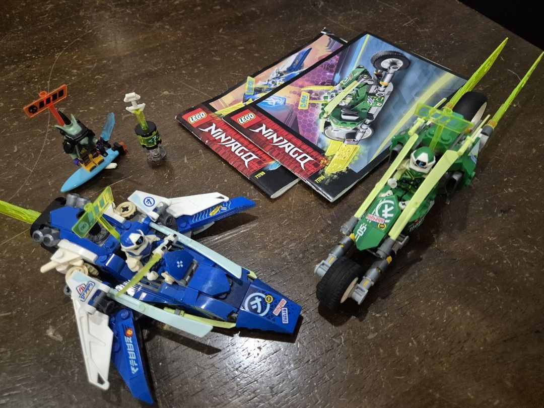 Lego Ninjago - 71709 Jay and Lloyd's Velocity Racers, Hobbies & Toys ...