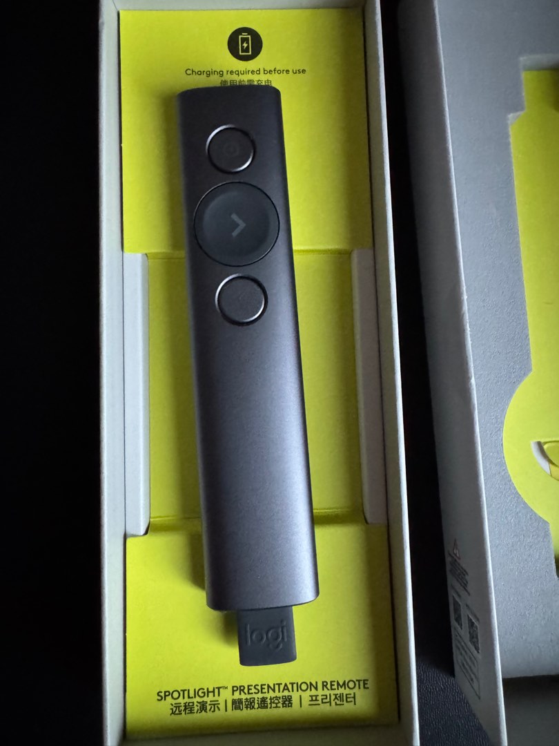 Logitech Spotlight Presentation Remote, Computers & Tech, Office ...