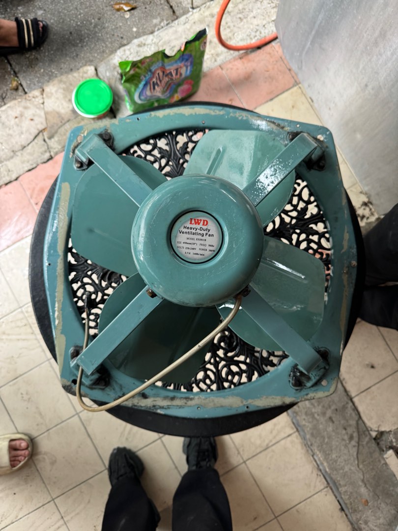 LWD industrial exhaust fan heavy duty 18inch, TV & Home Appliances ...