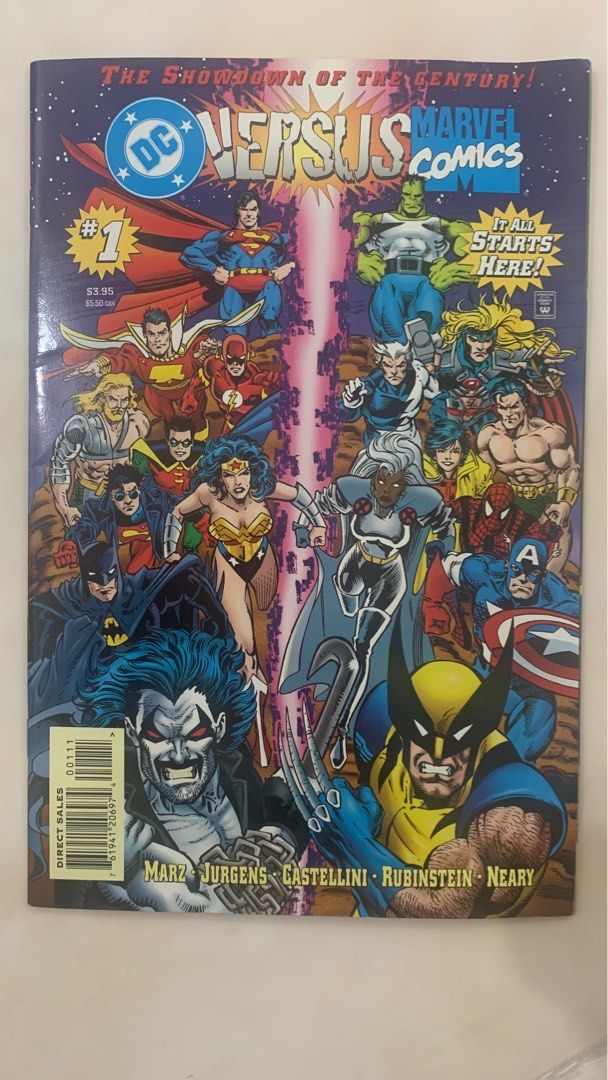 Marvel vs dc comic #1, Hobbies & Toys, Books & Magazines, Comics ...
