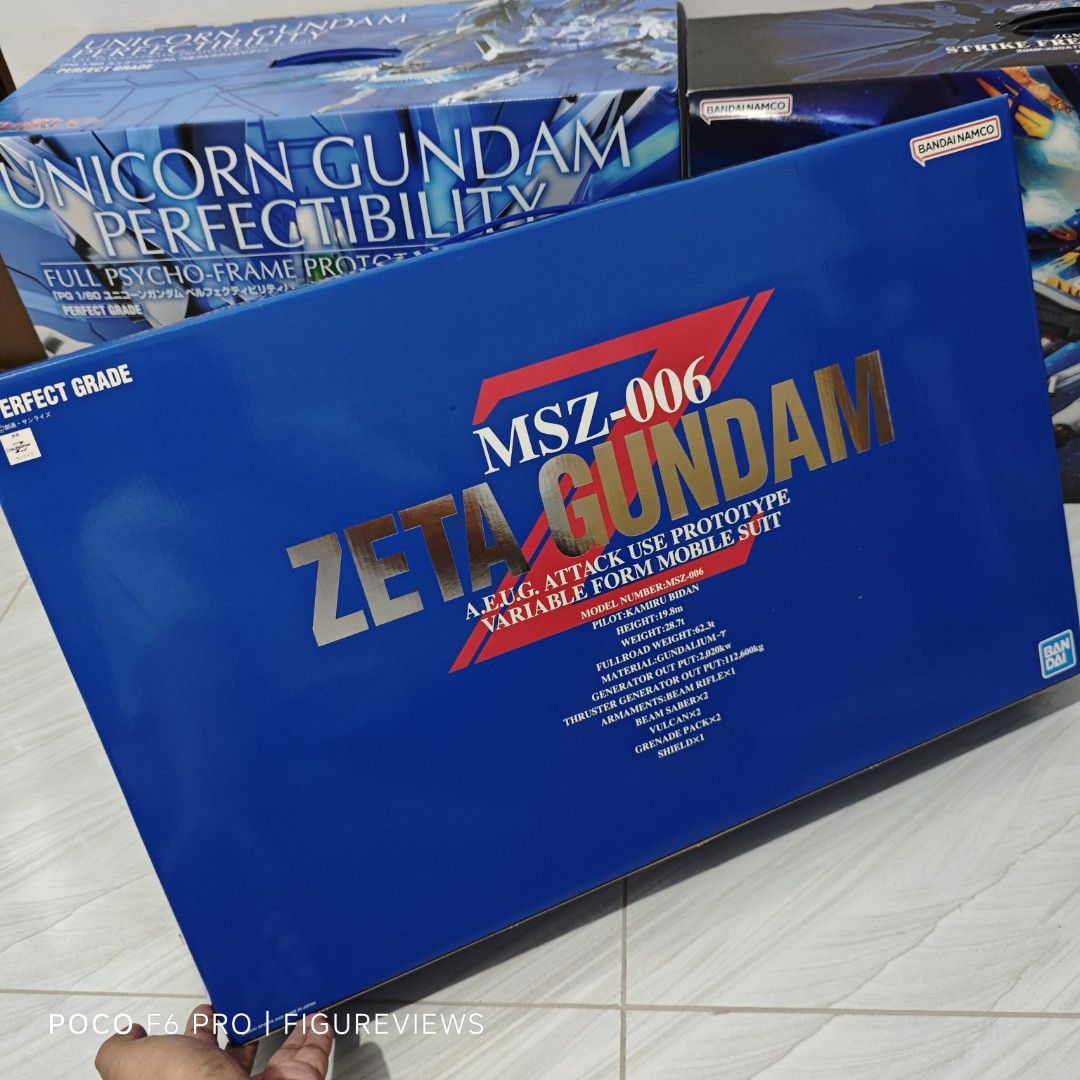 Mobile Suit Z Gundam - MSZ-006 Zeta Gundam - PG - 1/60 (Bandai ...