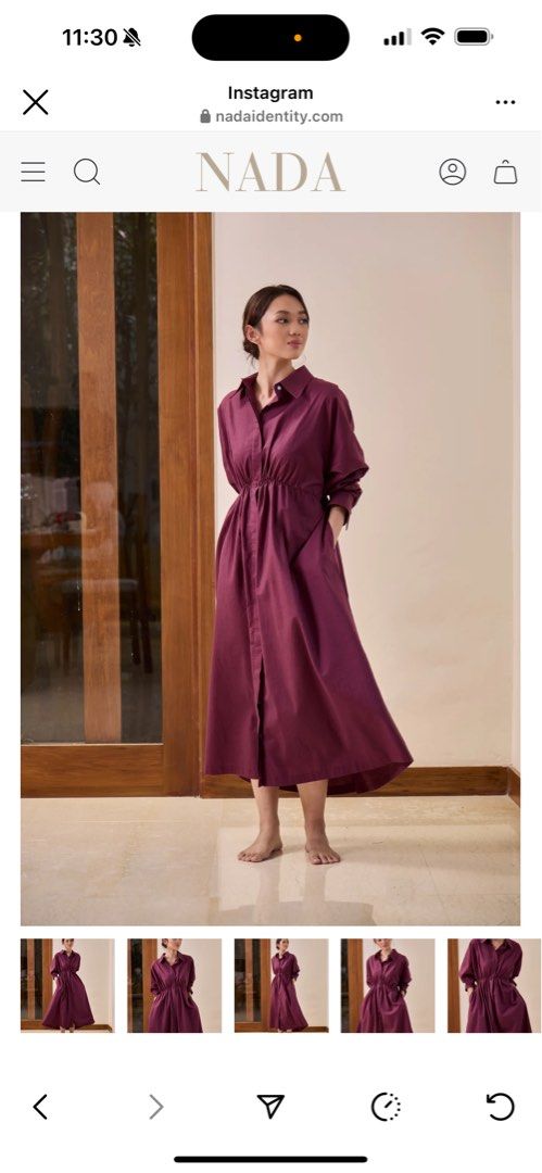 Nada amelia linen dress, Women's Fashion, Dresses & Sets, Dresses on ...