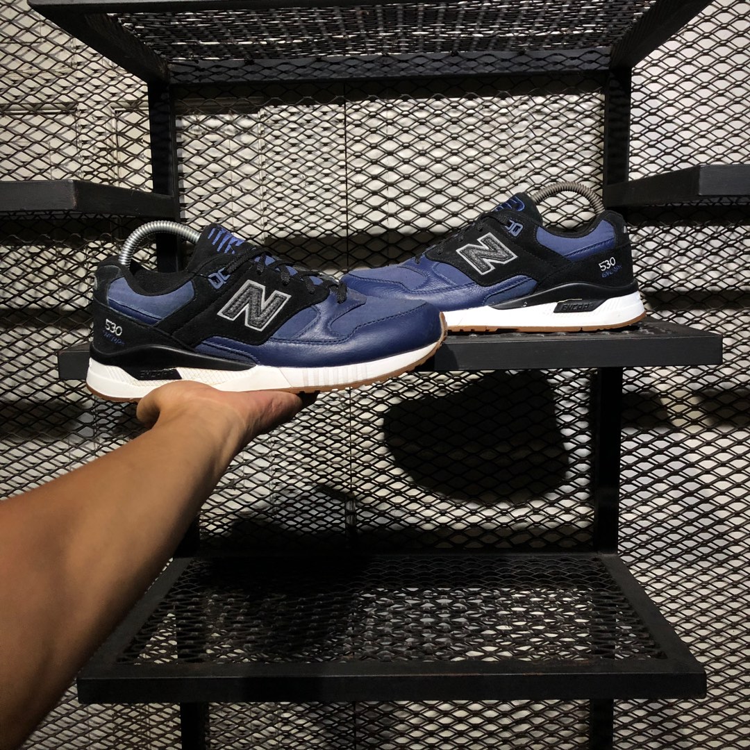 New balance 530 Encap Navy, Fesyen Pria, Sepatu , Sneakers di Carousell