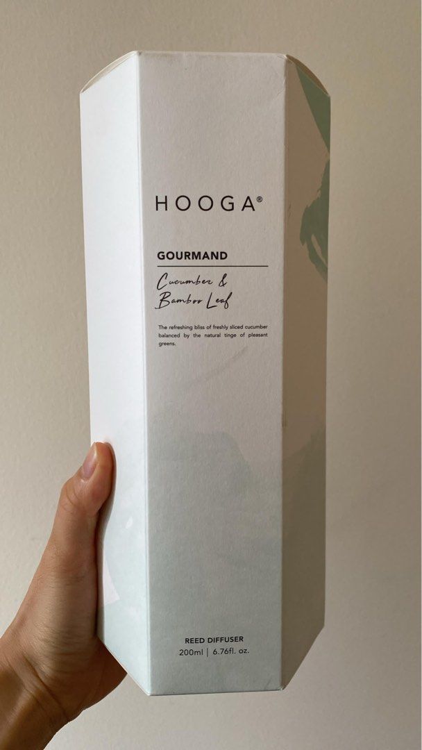 New HOOGA Cucumber & Bamboo Leaf Gourmand Series Reed Scent Diffuser ...