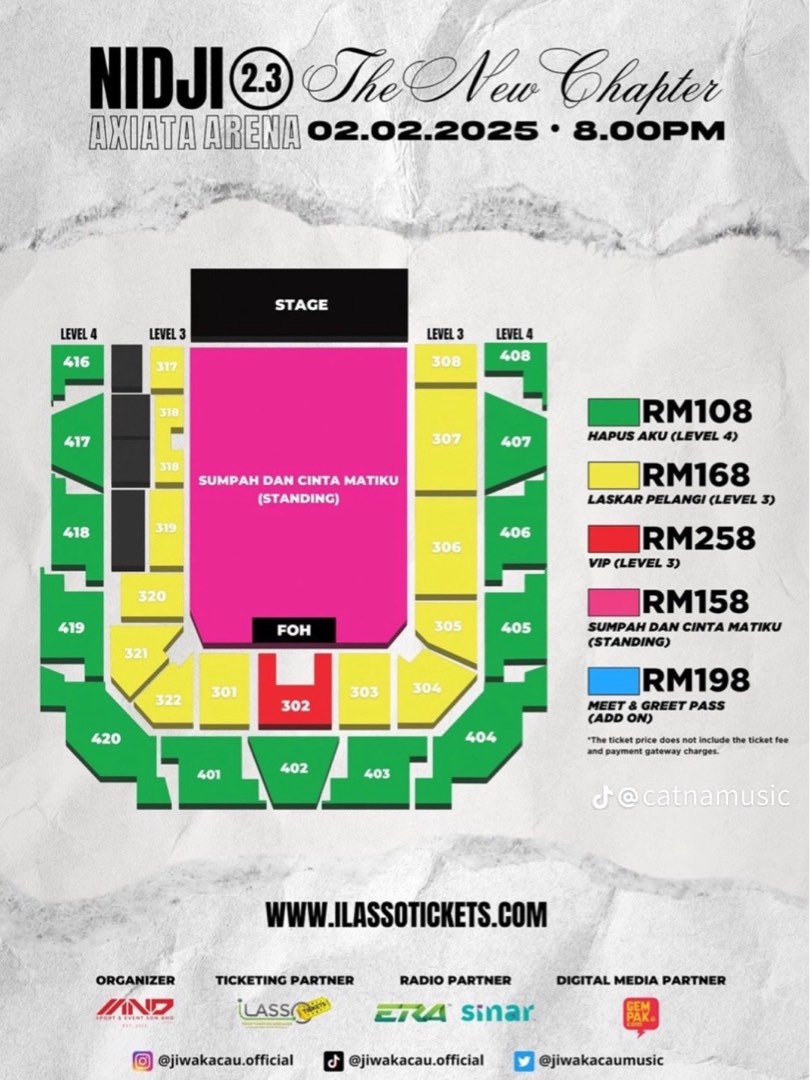 NIDJI Live In Malaysia, Tickets & Vouchers, Event Tickets on Carousell