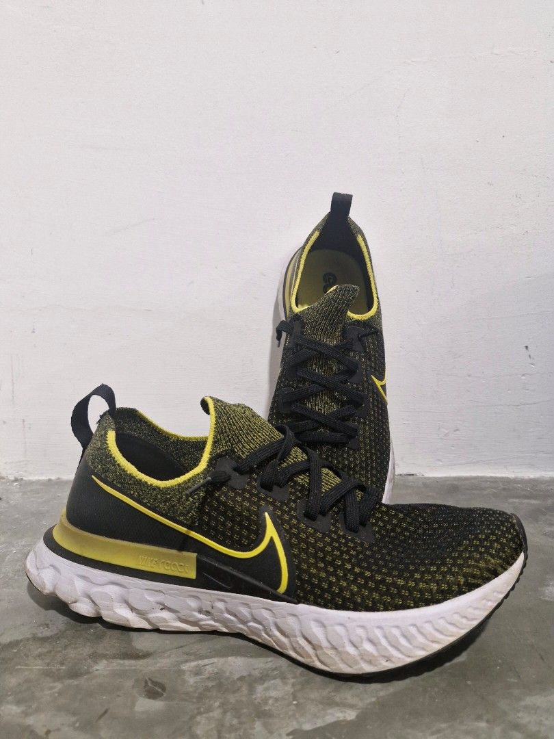 Nike React Infinity Fly Knit Running Shoes 8.5UK, Men's Fashion ...
