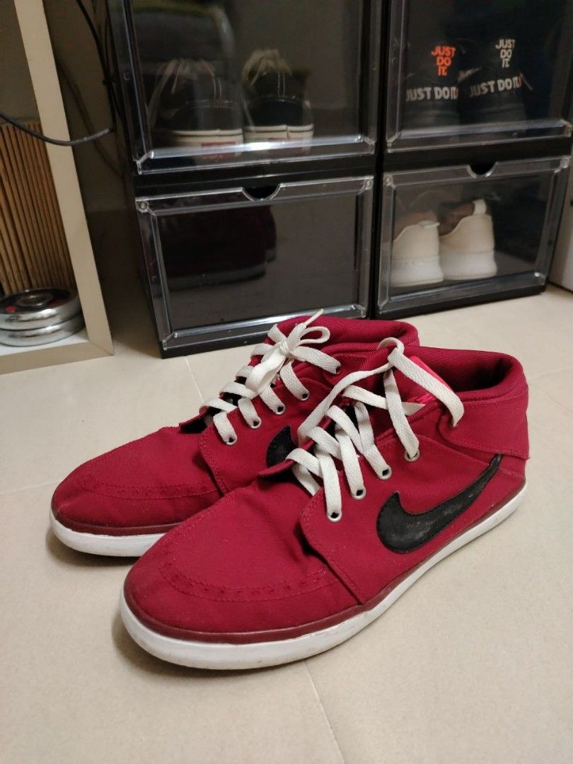 Nike Suketo Mid Red, Men's Fashion, Footwear, Sneakers on Carousell
