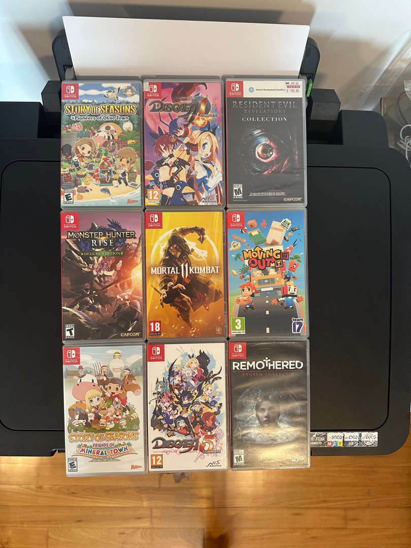 Nintendo Switch game Story of seasons olive town / Disgaea 1 / Resident ...